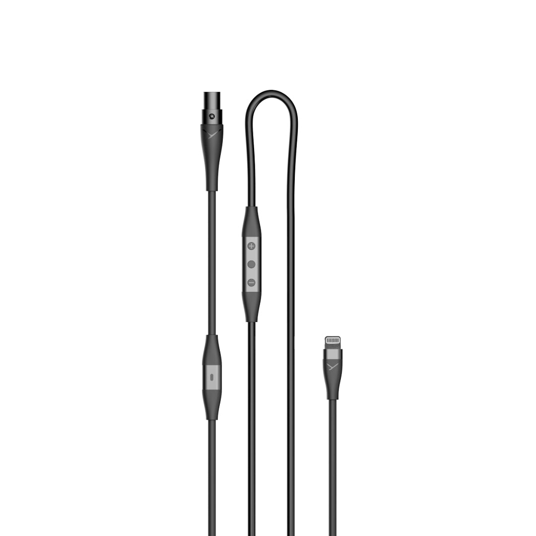 PRO X Lightning Cable with integrated Apple A2M DAC, in-line remote co